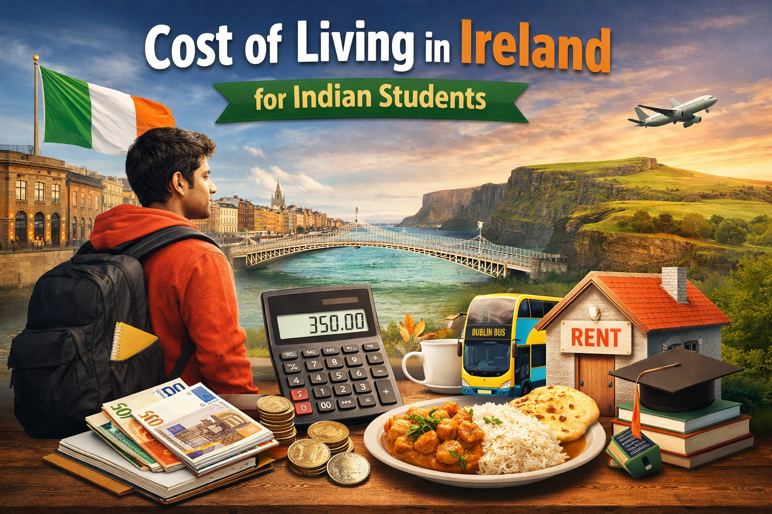 Cost of Living in Ireland for Indian Students 2026-27