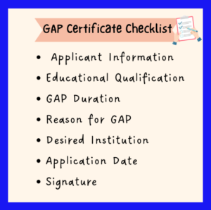 Gap Certificate: Format, Document & What is Gap Certificate?